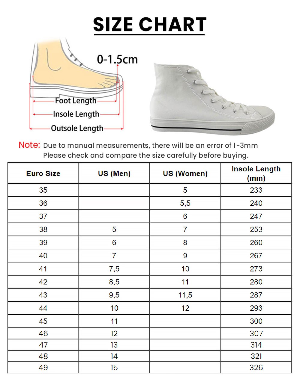 AC/DC High Top Canvas Shoes TOUR 2024 AD200224M7VKH - Davy Inc